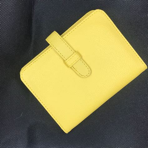Yellow Passbook Holder Womens Fashion Bags And Wallets Wallets And Card