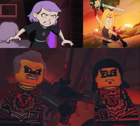 Amity And Sasha Vs Acronix And Krux By Awesomegamedude10 On Deviantart