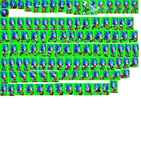 Sonic Mania Sonic Sprites Part 3 By Mettakrat On Deviantart