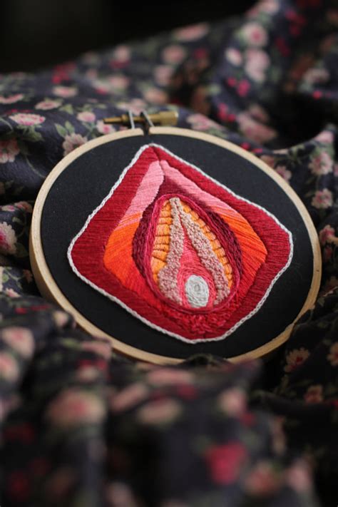 Scarlet Tentacle Audacious Handmade Erotic Embroidery Pin Up Girls