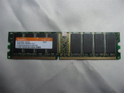 Hynix Ram Memorija 1gb Pc3200 Ddr 400 184 Pin Dimm