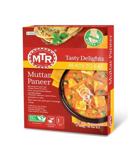Mtr Mutter Paneer 300gm City Of Spices