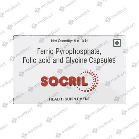 Socril Capsule 10s Price Uses Side Effects And Substitutes Medkart