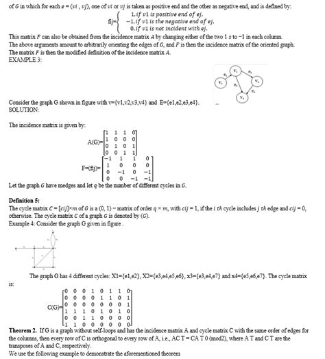 Incidence Matrix And Some Its Graph Theory Applications