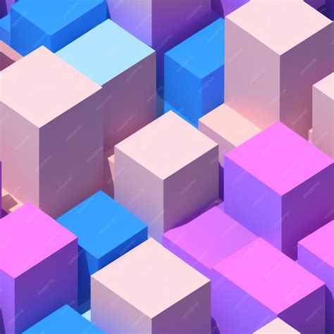 Premium Photo A Colorful Background With Cubes That Are Made Up Of Cubes