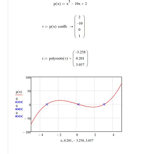 Solved Polyroots This Value Must Be A Scalar Mathcad 15 Ptc