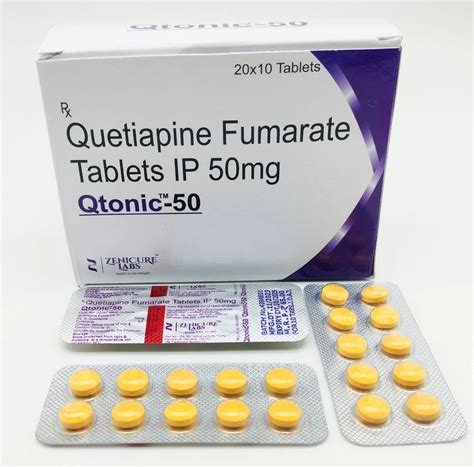 Quetiapine Fumarate Tablets 50 Mg At Rs 1300stripe Qutan In