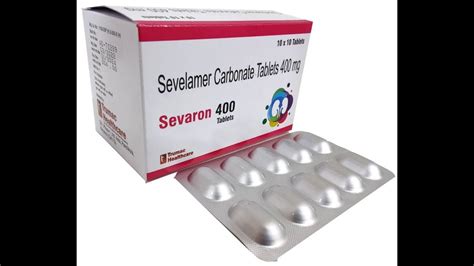 Sevaron 400 800 Tab Sevelamer Carbonate 400mg And 800mg Trumac