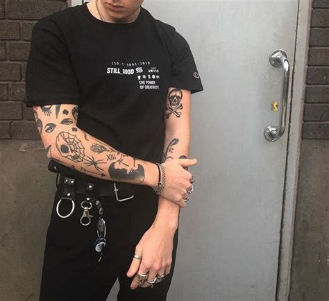 Pin By Dion On Mens Fashion Tattoos For Guys Goth Tattoo Tattoos