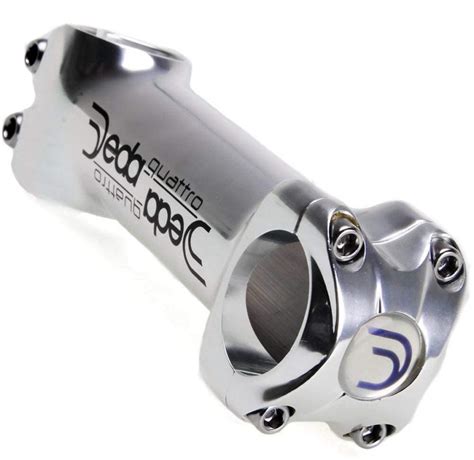 Deda Quattro 120mm Silver Bike Handlebar Stem Wolf Cycles