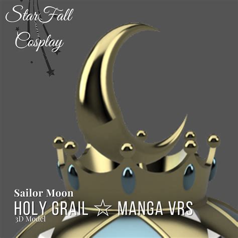 Stl File Holy Grail Sailor Moon Manga Version 🌙・3d Print Model To