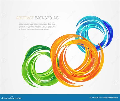 Abstract Background With Design Elements Stock Vector Illustration Of