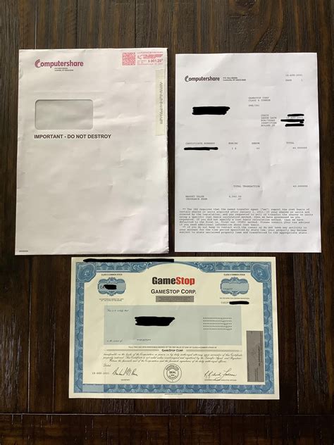 Turning Skeptics Into Believers Computershare Certificate Edition R Superstonk