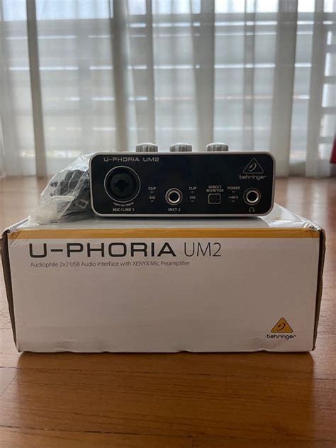 Behringer Audio Interface Hobbies And Toys Music And Media Music Accessories On Carousell