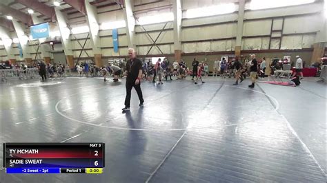 53 Lbs Semifinal Ty Mcmath Fl Vs Sadie Sweat Mt Ef76 Youtube