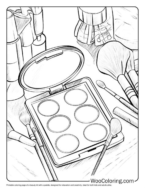 100 Makeup Coloring Pages Free Pdf To Print Woo Coloring