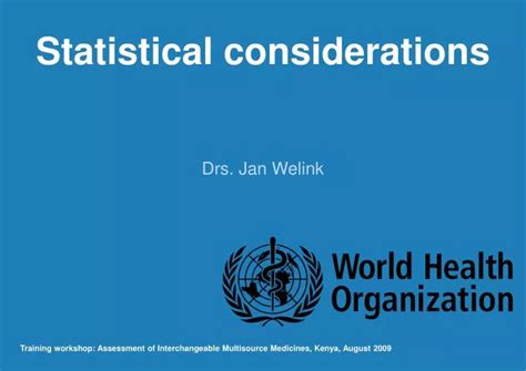Ppt Statistical Considerations Powerpoint Presentation Free Download Id1226616