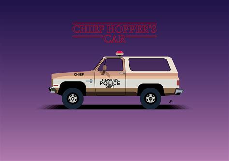 Hoppers Car From Stranger Things At Margurite Stokes Blog