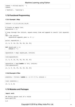 Chapter Python Basics PDF