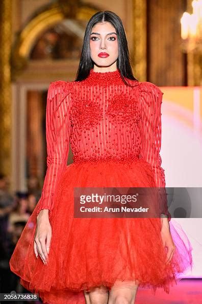 A Model Walks The Runway For The Simoun Andres Fashion Show During News Photo Getty Images