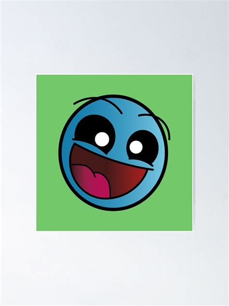 Geometry Dash Difficulty Easy Face Level Poster For Sale By Lukyme