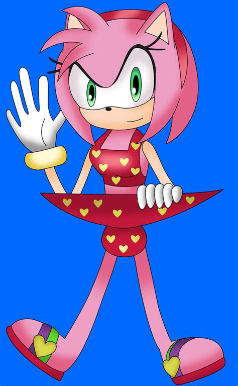 Amy Rose In Swim Panties No Skirt By Sonicxgirlsbikinis95 On Deviantart