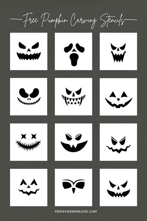 Pumpkin Face Templates To Print
