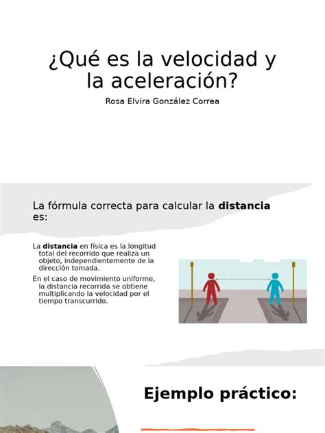 Que Es La Velocidad Y La Aceleracion Pdf Velocidad Aceleración