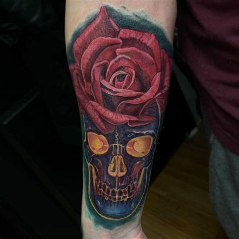 Red Skull Tattoo Photos