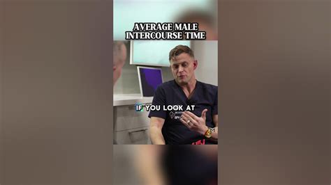 Average Sex Time For Men Menssexualhealth Youtube