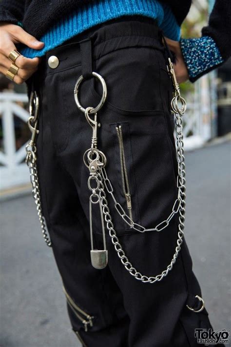 Handmadediy Chains And Pins Punk Fashion Grunge Fashion Punk