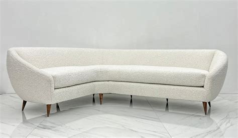Grande Divano Curvo Boomerang Sofa After Gio Ponti C 1950 At 1stdibs