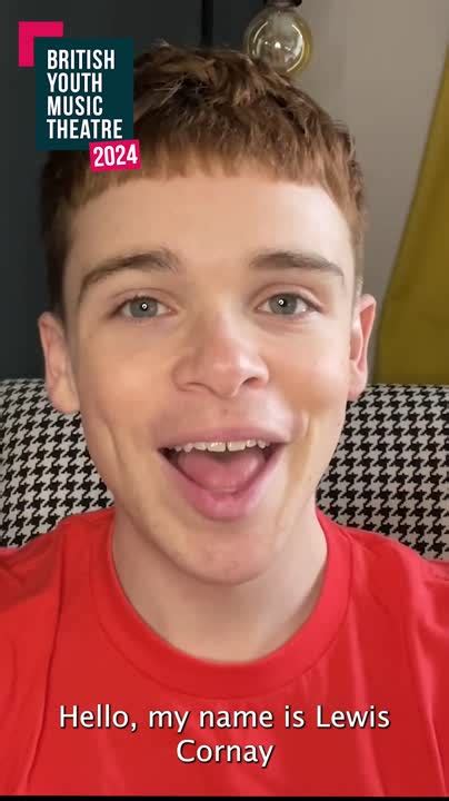 British Youth Music Theatre On Linkedin Thank You To Lewis Cornay For