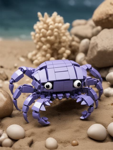 Premium Free Ai Images Tamatoa Crab As Lego Set