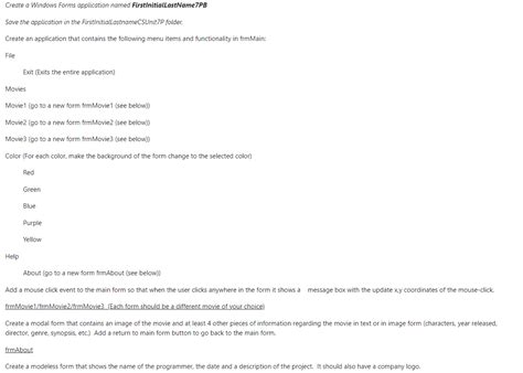Solved Create A Windows Forms Application Named Chegg Com