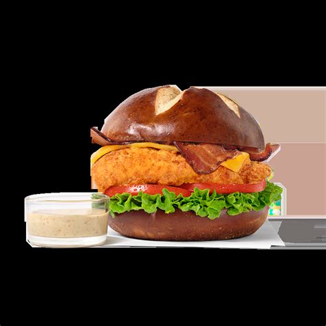 Pretzel Cheddar Club Sandwich W Chick Fil A® Filet Chick Fil A Canada