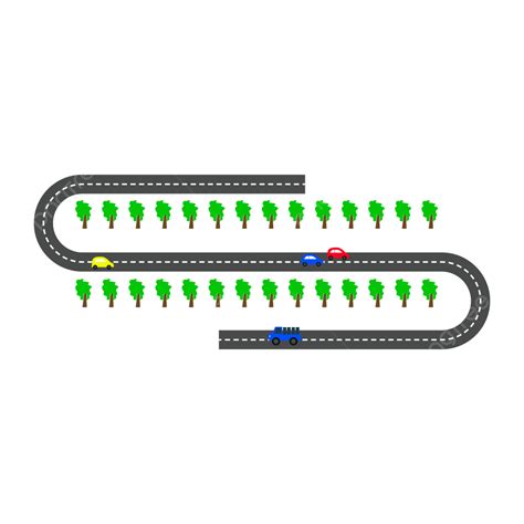Expressway Png Image Cartoon Vector Expressway Intersection Cartoon