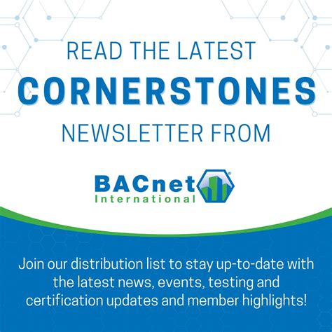 Bacnet International On Linkedin Check Out The April Issue Of Our Cornerstones Newsletter To