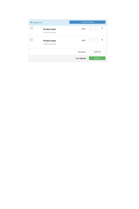Free Bootstrap Shopping Cart Templates Artofit