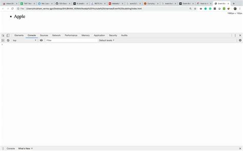 Event Bubbling In Javascript