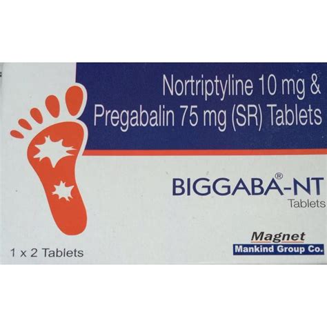 Biggaba N Tablet Gabapentin For Seizures And Nerve Pain Relief