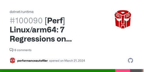 Perf Linuxarm64 7 Regressions On 3182024 92821 Pm · Issue
