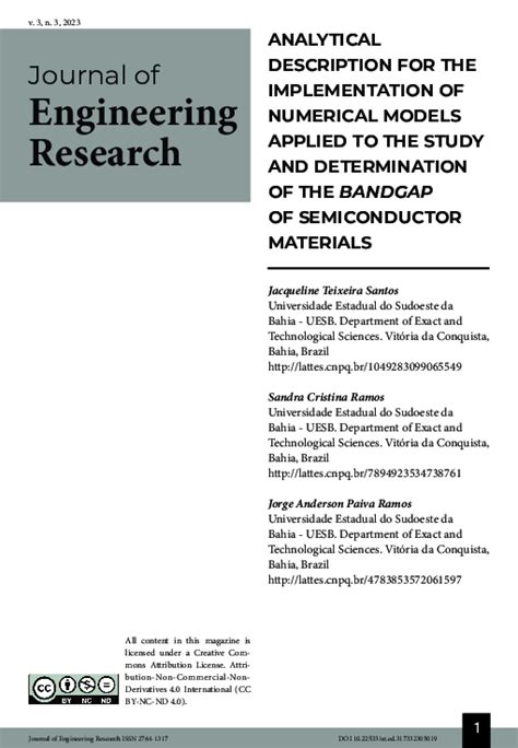 Pdf Analytical Description For The Implementation Of Numerical Models