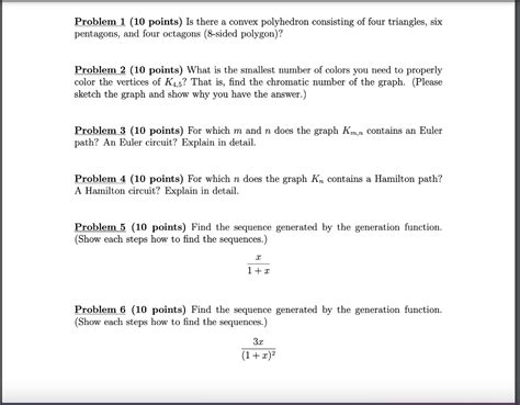 Solved Problem Points Is There A Convex Polyhedron Chegg