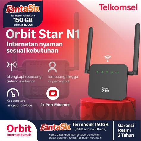 Jual TELKOMSEL ORBIT STAR N1 MODEM WIFI 4G HIGH SPEED FREE TELKOMSEL 150GB Shopee Indonesia