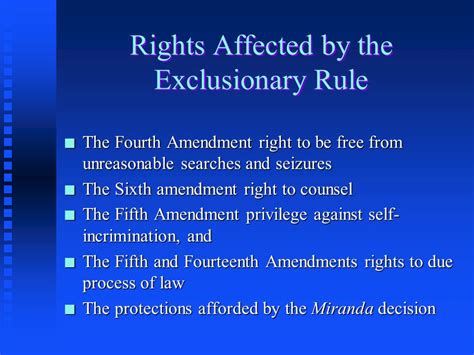 Is The Exclusionary Rule Still Relevant New Jersey State 54 Off