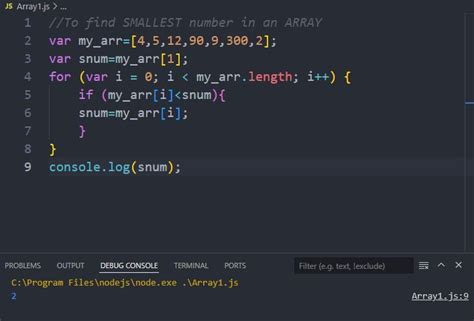 Dsa Day 2 Finding The Smallest Number In An Array Muhammad Y Posted
