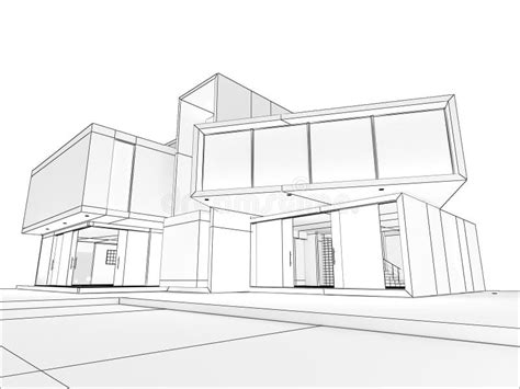 Architecture Minimal Stock Illustration Illustration Of Exterior