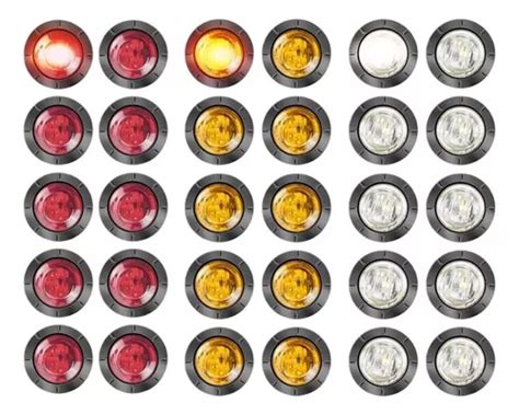 30pcs 3 Led 34 Polegadas Luz Traseira Reboque De Caminhão