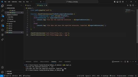 completed day 5 of node js challenge on scaler saurav pandey posted